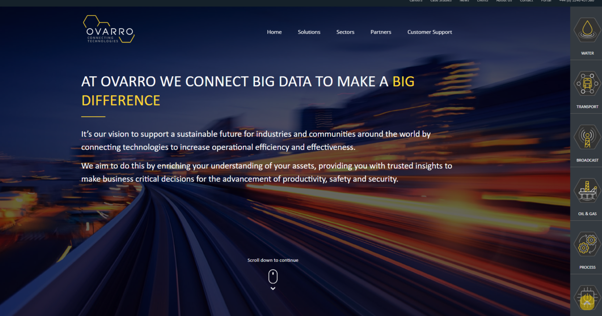 About Us | Our Story | Industrial Technology Solutions | Ovarro | Global